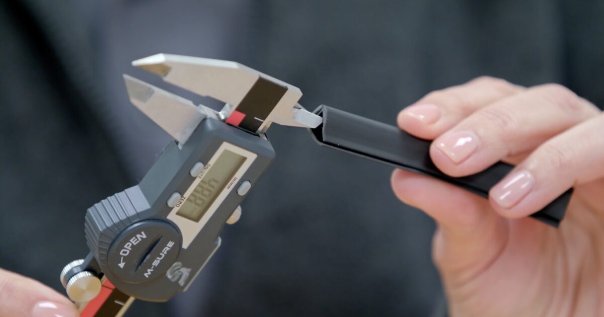 How to measure an Edging Strip (PVC) | Grommets Ltd